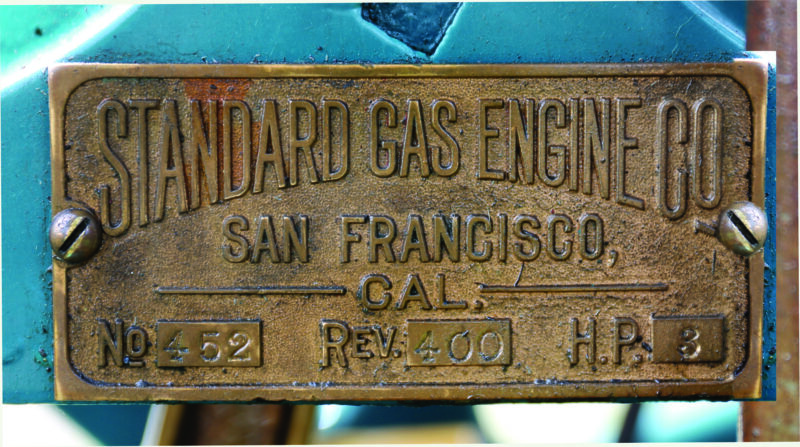 California Rarity: 3hp Frisco Standard Stationary Engine - Gas Engine ...